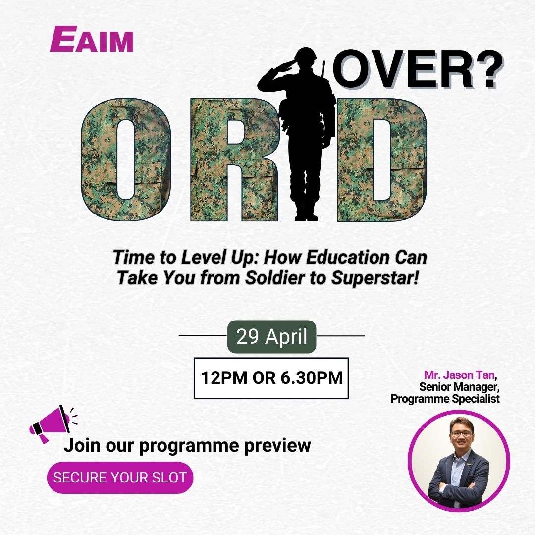 (EAIM Diploma Programmes Preview) ORD Over? Time to Level Up! From ...
